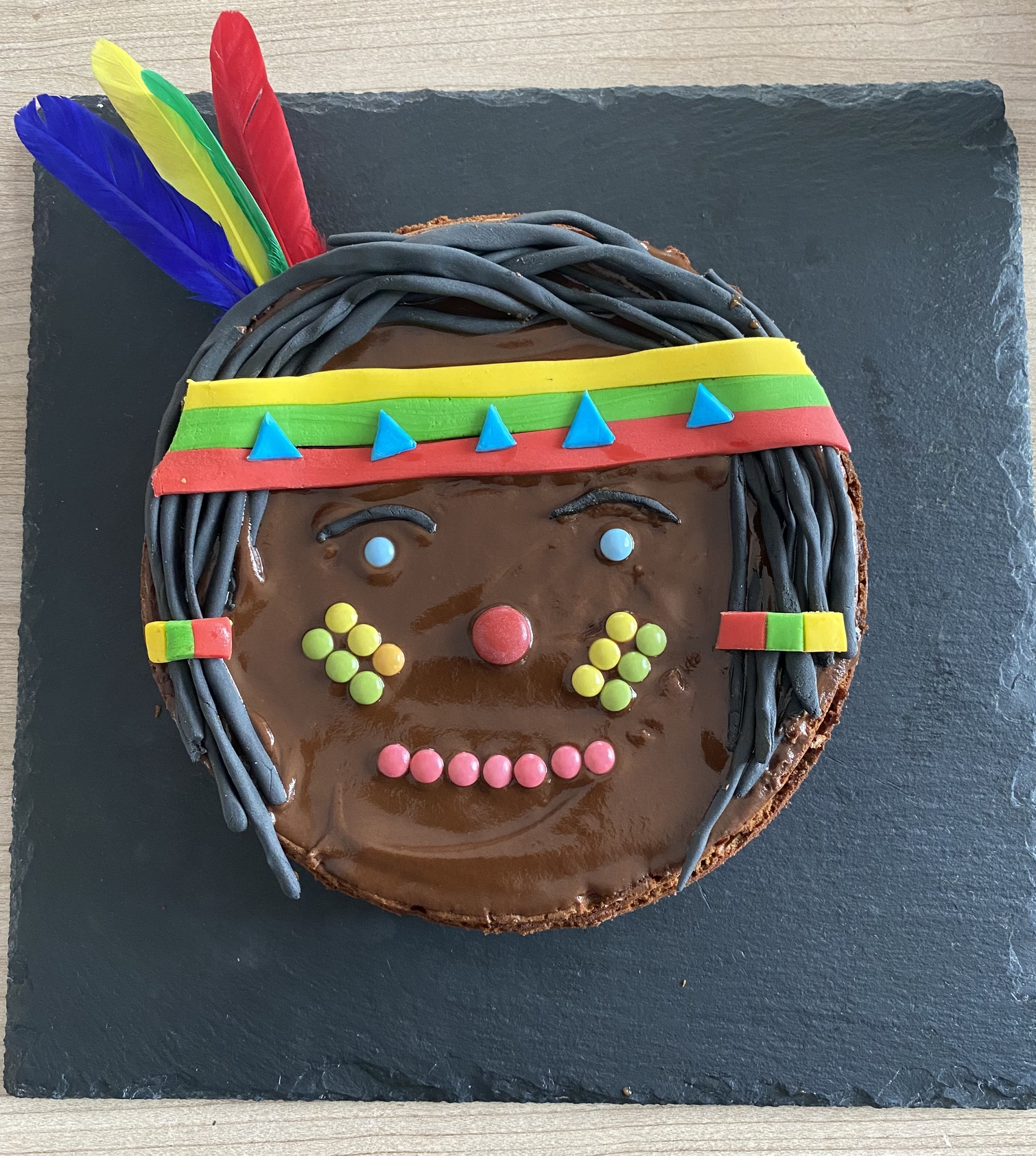 Défi en GS : faire un gâteau sur le thème des Indiens d'Amérique ...